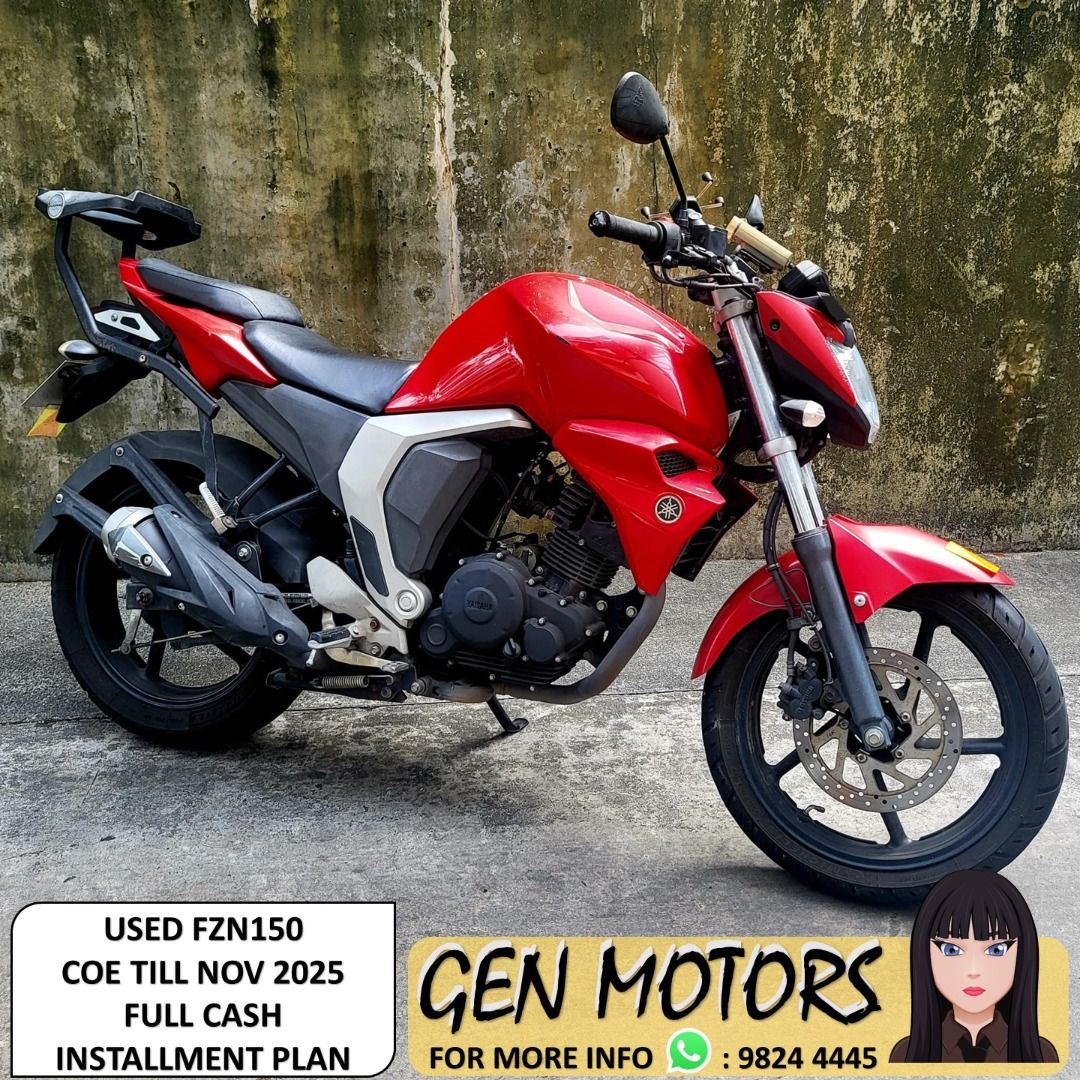 YAMAHA FZN150 (NOV 2025 RENEWABLE), Motorcycles, Motorcycles for Sale ...