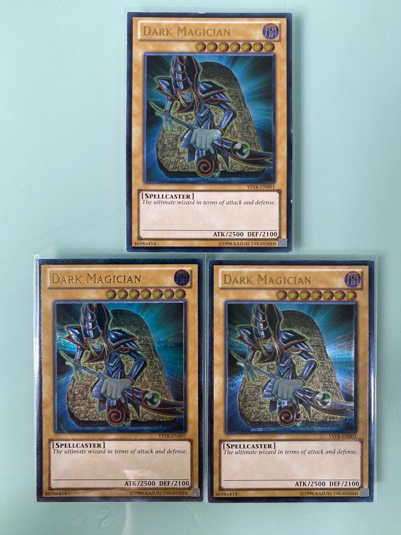 Yugioh Ultimate Rare - Dark Magician - YSYR-EN001, Hobbies & Toys, Toys ...