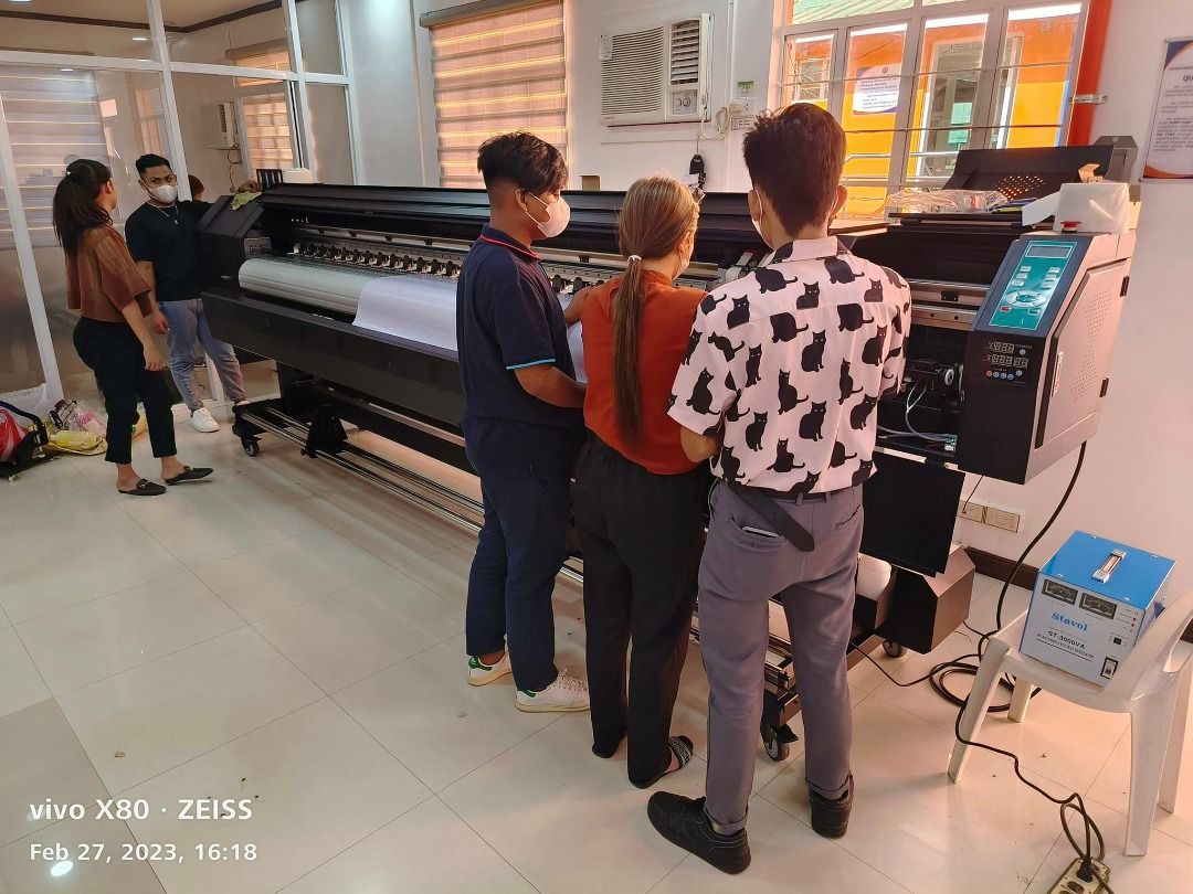 10ft LARGE FORMAT PRINTER MACHINE (DUAL HEAD), Computers & Tech ...