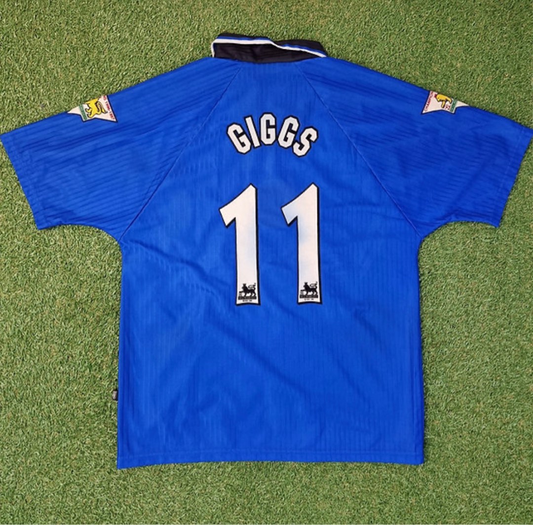 #11 Giggs Manchester United 1996/98 Third soccer/football jersey/kit ...