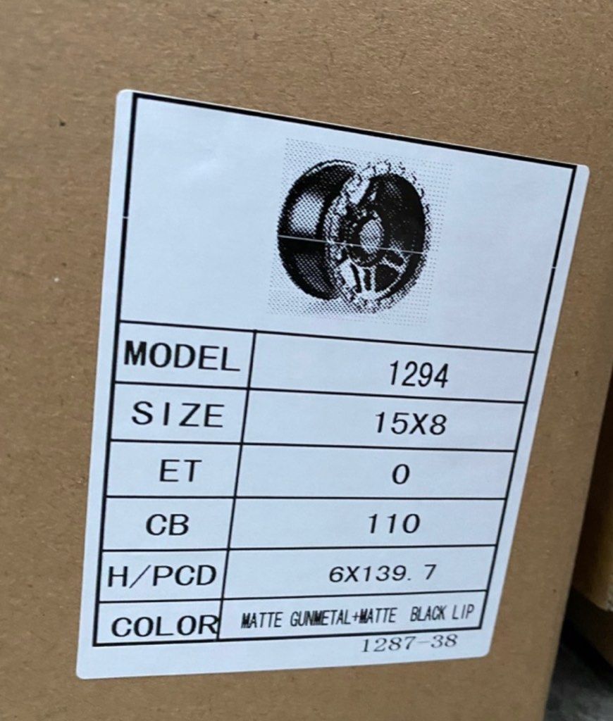 15” Mas wheels Customs code QC1294 Mags 6Holes pcd 139 on Carousell