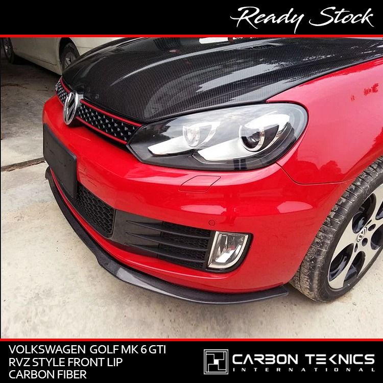 23 VW GOLF MK6 GTI R20 AND TSI 1.4 CARBON FIBER SPOILER NOT ABT MAXTON ...