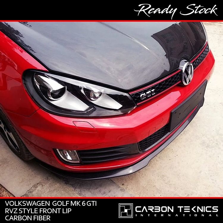 23 VW GOLF MK6 GTI R20 AND TSI 1.4 CARBON FIBER SPOILER NOT ABT MAXTON ...