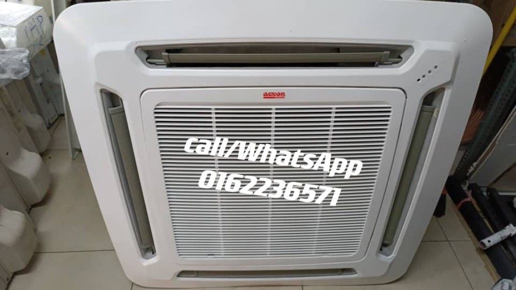 2.5hp acson ceiling cassette aircond B669, TV & Home Appliances, Air ...