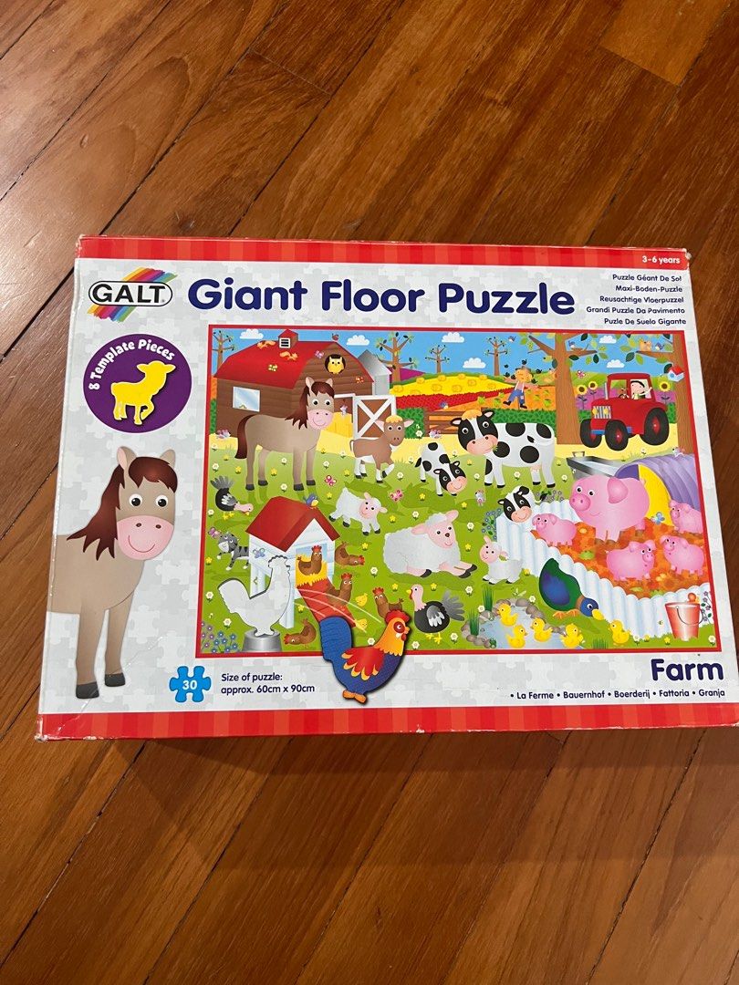 30pc Galt giant floor puzzle, Hobbies & Toys, Toys & Games on Carousell