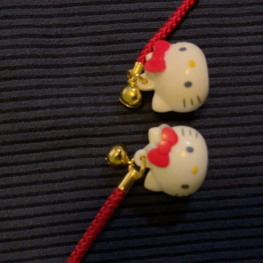 ️ 2x Sanrio Japan Hello Kitty Bell Charm with tinkle sound, Hobbies ...