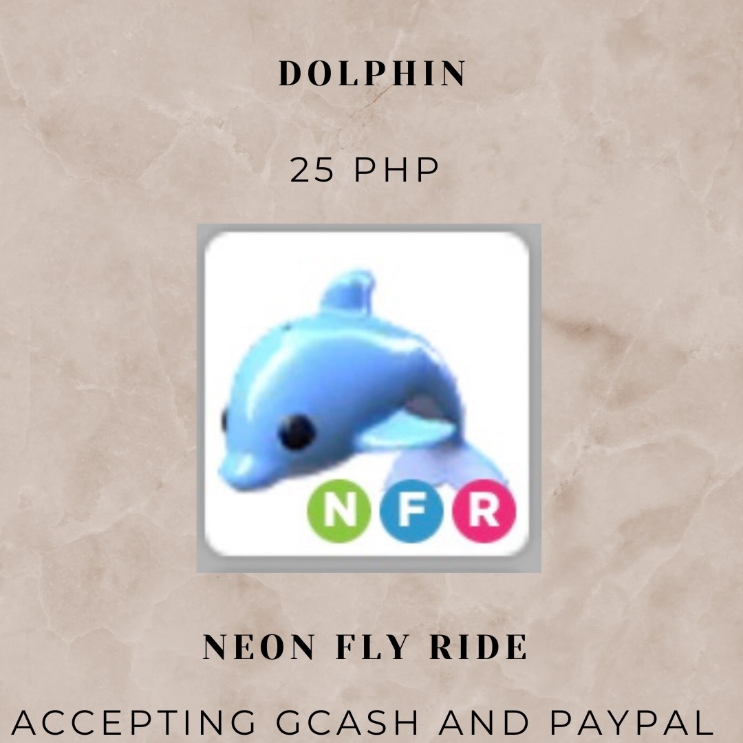Adopt Me Pets | Dolphin, Video Gaming, Gaming Accessories, In-Game ...