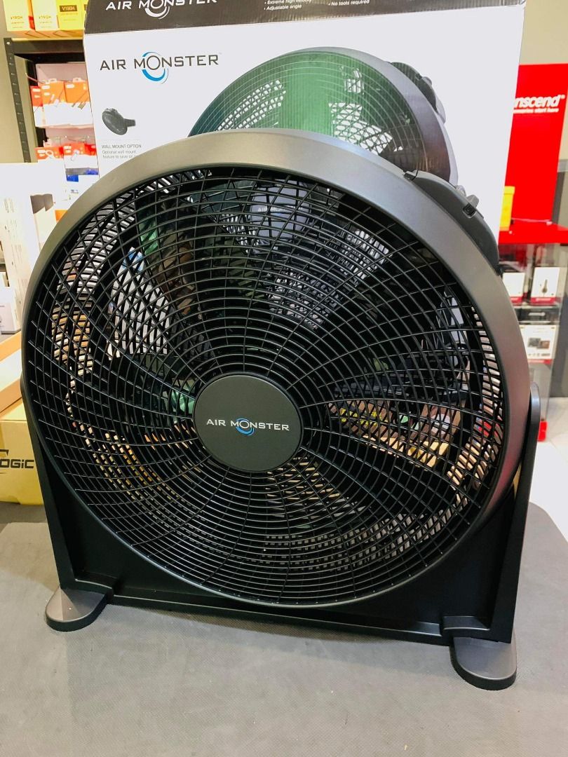 Air Monster 20" Air Circulator Floor Fan, Furniture & Home Living ...