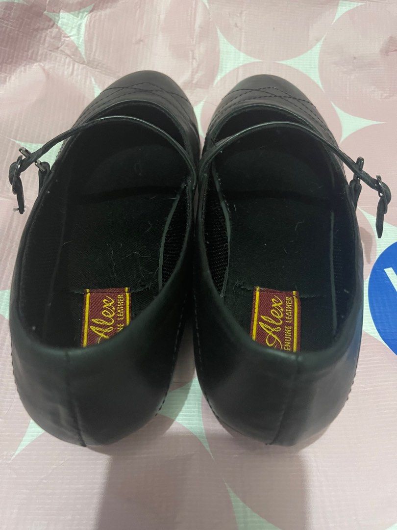 ALEX SHOES WOMEN'S MARIKINA MADE, TAHI SWELAS GENUINE LEATHER BLACK ...