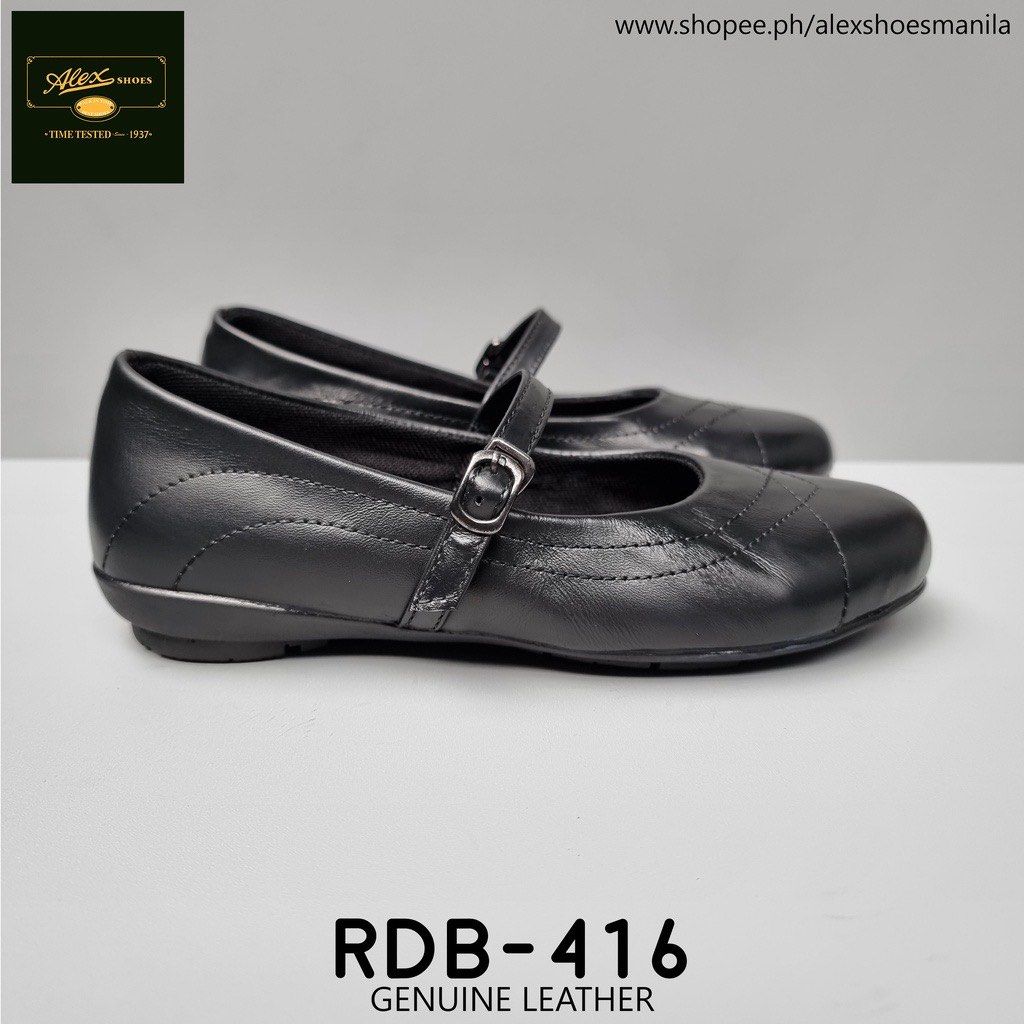 ALEX SHOES WOMEN'S MARIKINA MADE, TAHI SWELAS GENUINE LEATHER BLACK ...