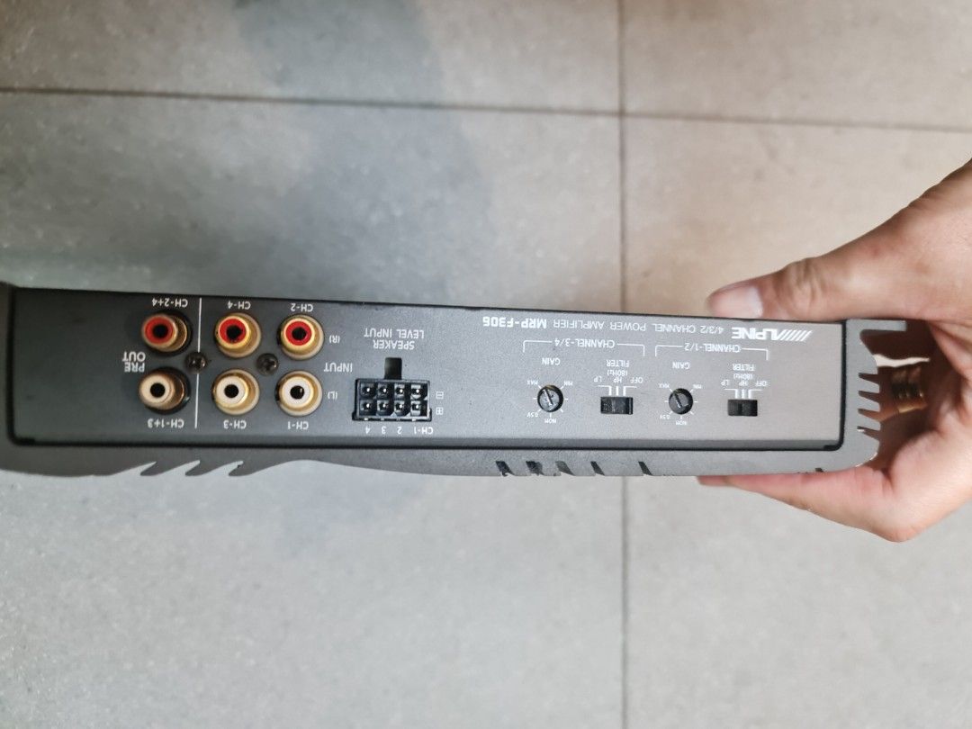 Alpine 4 channel amp, Car Accessories, Accessories on Carousell