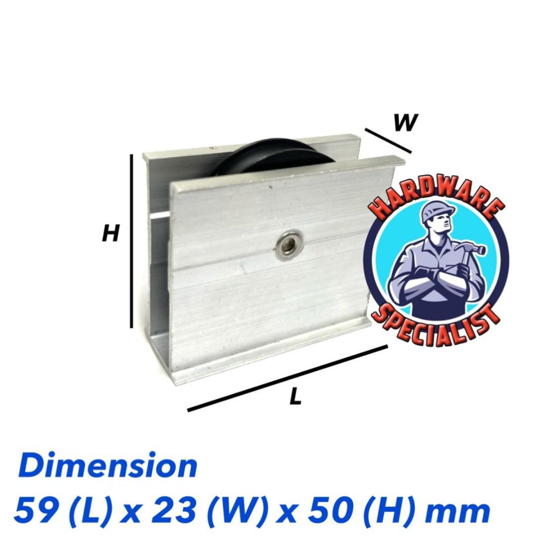 Aluminium Sliding Door Nylon Roller Guide / Sliding Window Roller Guide ...