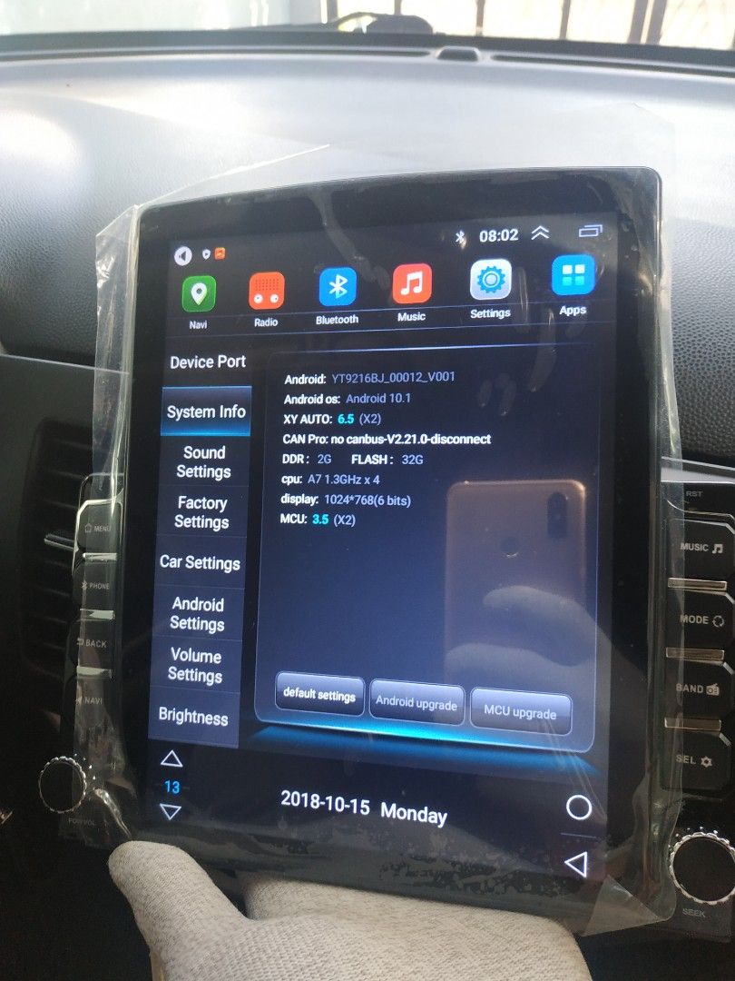 Android head unit Tesla type 9inc panel lng brand new on Carousell