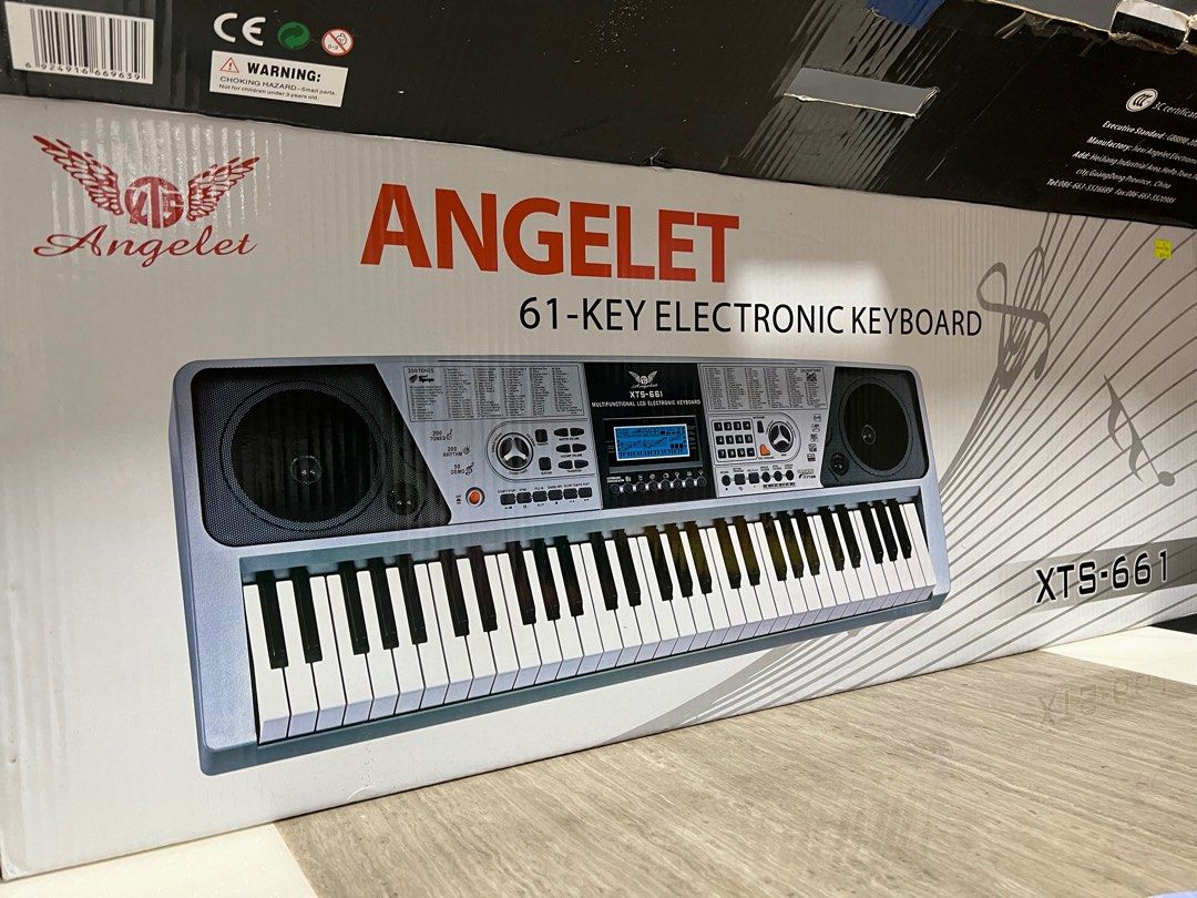 Angelet 61 keys music keyboard, Hobbies & Toys, Music & Media, Musical ...