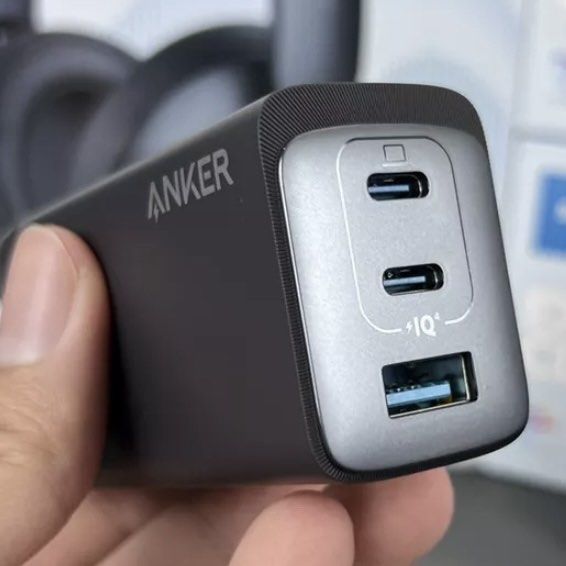 Anker 737 A2148 GaNPrime Quick Charger 120W 3 Ports (2C + 1A) Support ...