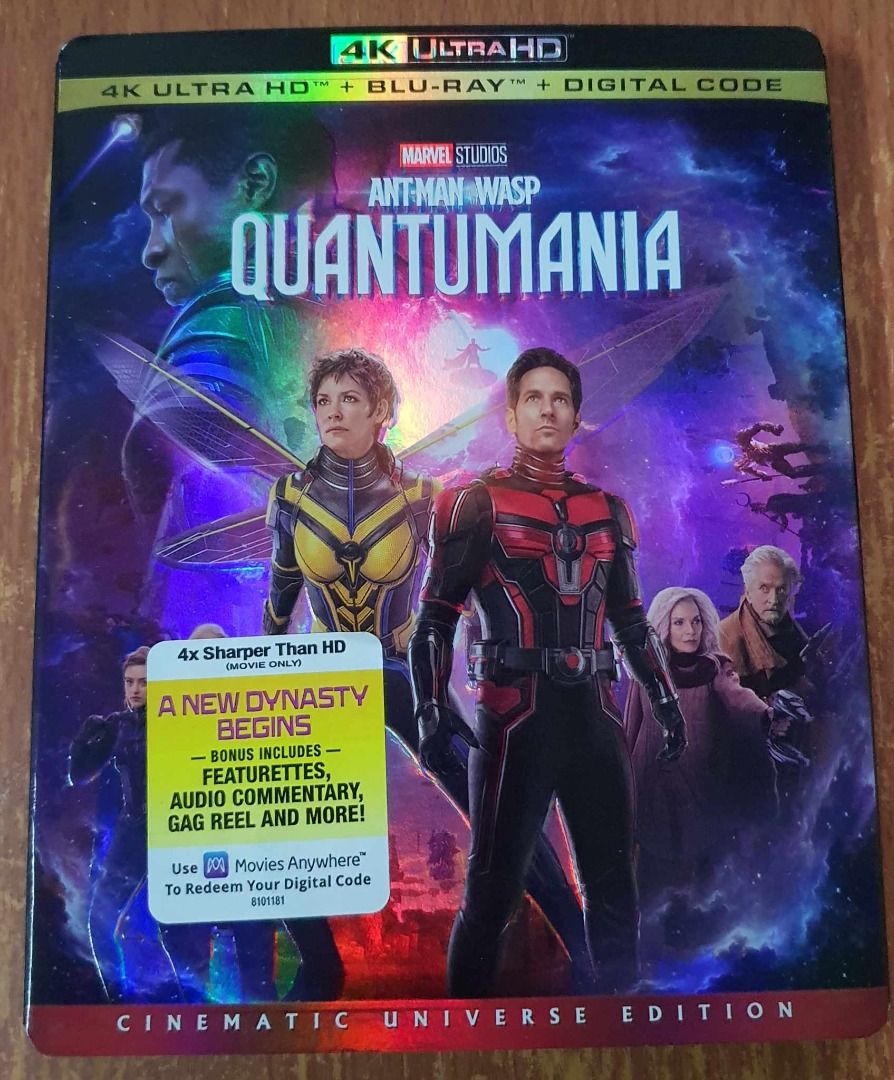 Antman and the Wasp: Quantumania [4K Ultra HD + Bluray][LIKE NEW], Hobbies & Toys, Music & Media ...