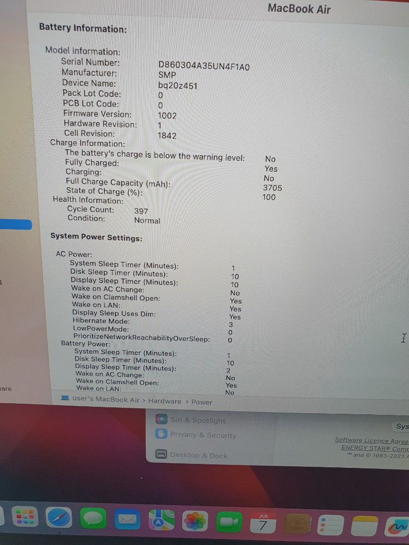 Macbook Air 13 inch 2020 A2179 8GB ram 256gb SSD Space Grey , Computers ...