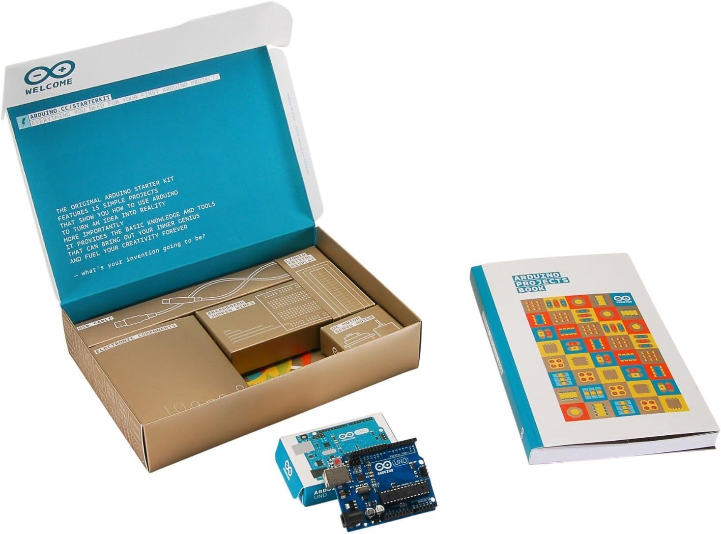 Arduino The Official Starter Kit Deluxe Bundle With Make Getting Started The Open Source