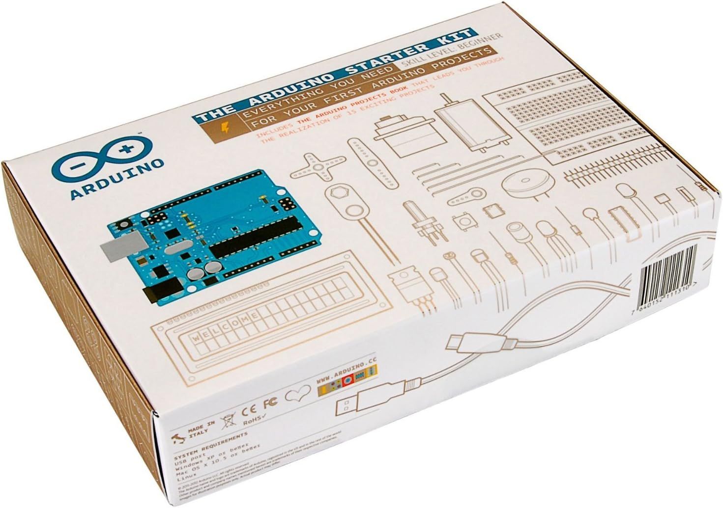 Arduino The Official Starter Kit Deluxe Bundle With Make Getting Started The Open Source