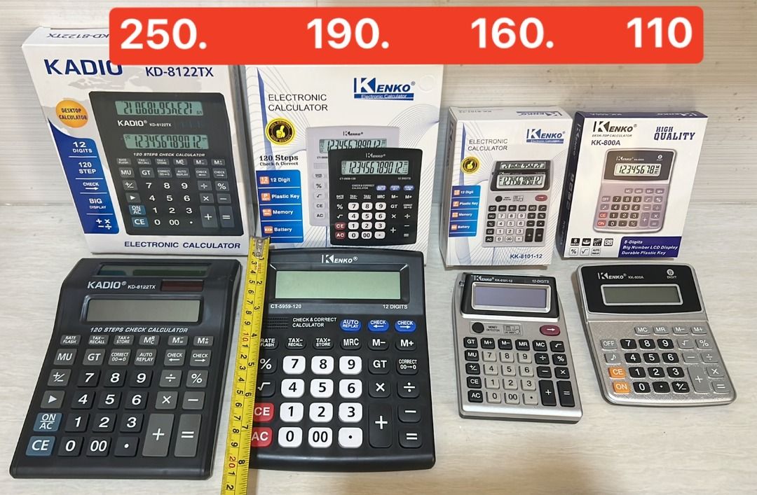ASSORTED HEAVY DUTY CALCULATORS, Computers & Tech, Office & Business ...