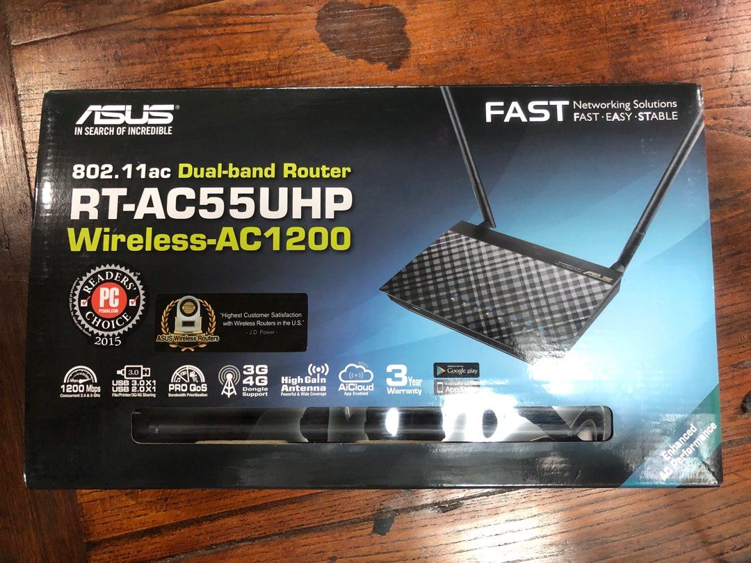 ASUS RT-AC55UHP Wireless AC1200, Computers & Tech, Parts & Accessories ...