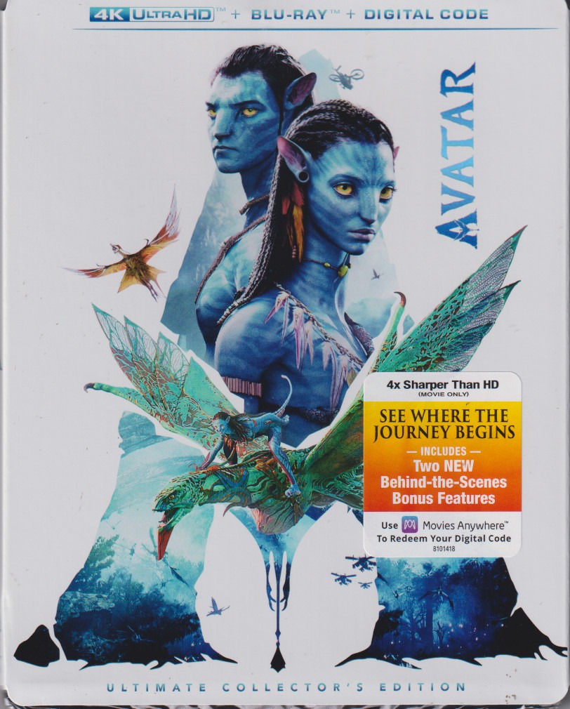 Avatar 4K (Slipcover) Blu ray / Bluray, Hobbies & Toys, Music & Media ...