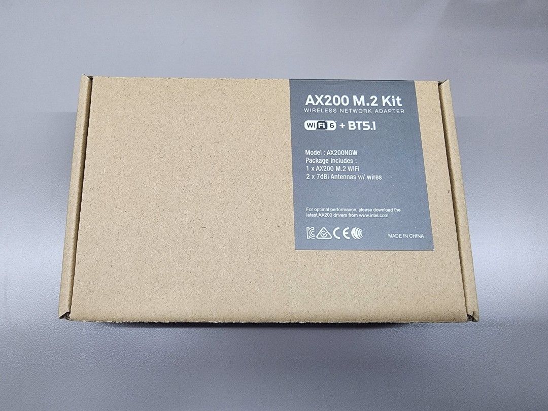 AX200 M.2 Kit Wireless Network Adapter Package includes only 2 x 7dBi ...