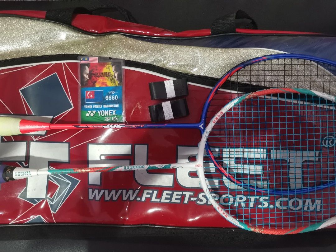 BADMINTON RACKET BUNDLE SET, Sports Equipment, Sports & Games, Racket ...