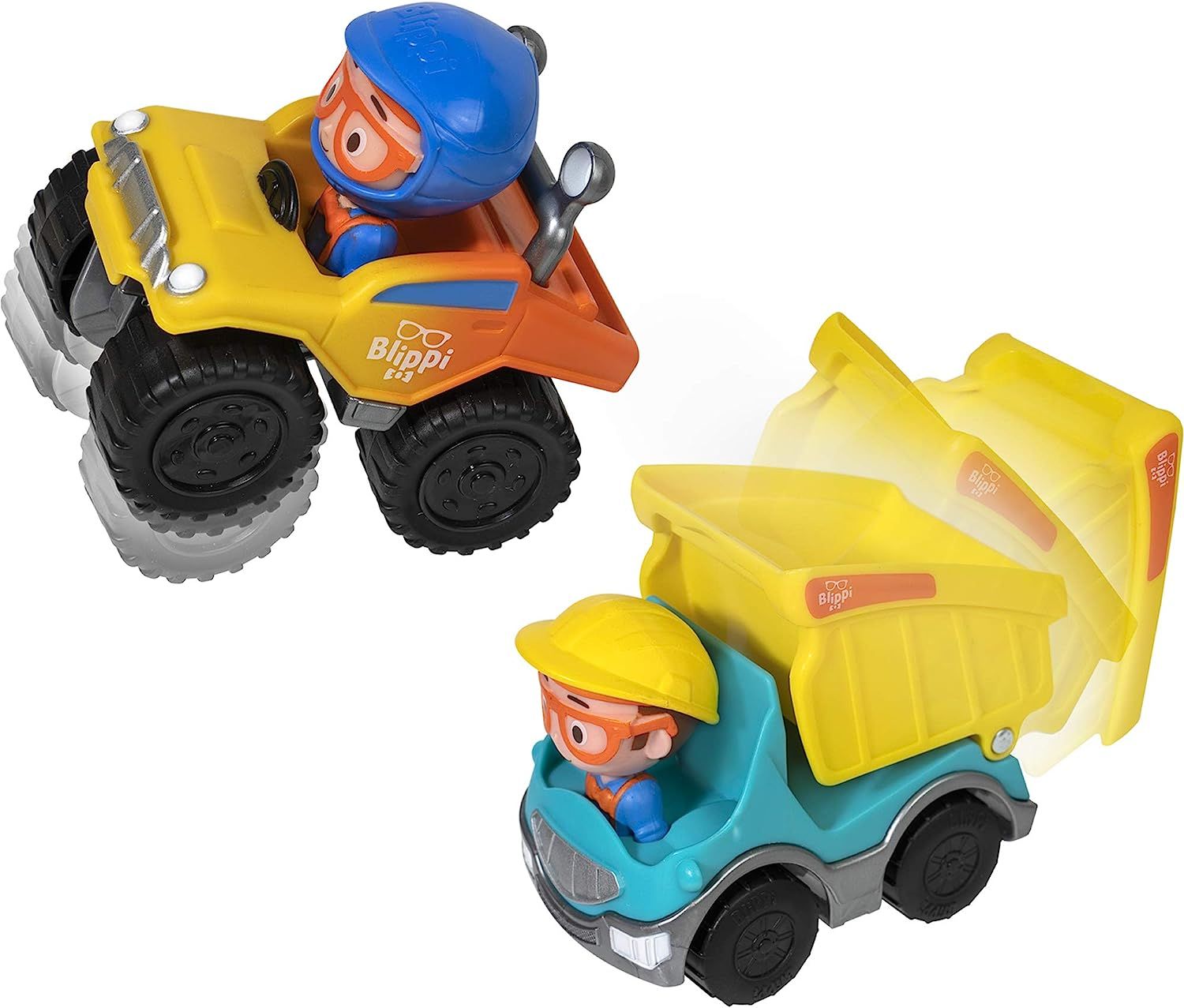 Blippi Mini Vehicle, Including Dump Truck and Monster Truck, Each with ...