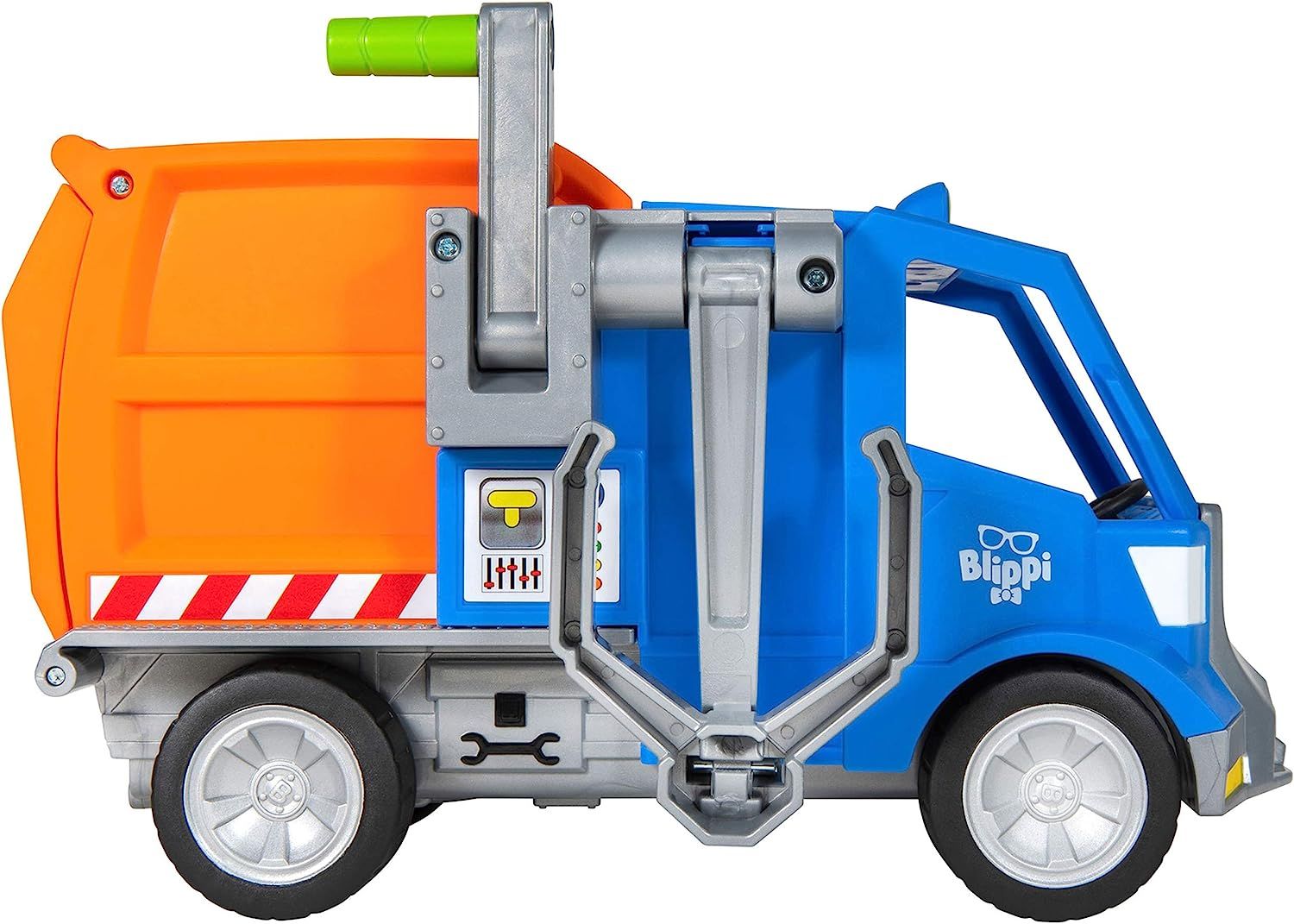 Blippi Recycling Truck - Includes Character Toy Figure, Working Lever ...