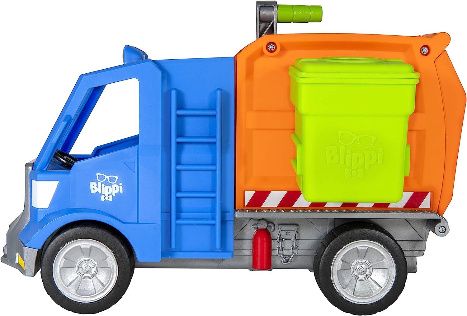 Blippi Recycling Truck - Includes Character Toy Figure, Working Lever ...