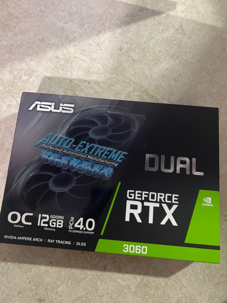 BN Asus rtx 3060 v2, Computers & Tech, Parts & Accessories, Computer ...