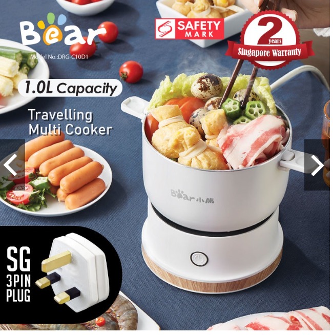 BN Unopened in box Bear 1.0L electric multi cooker travelling multi ...
