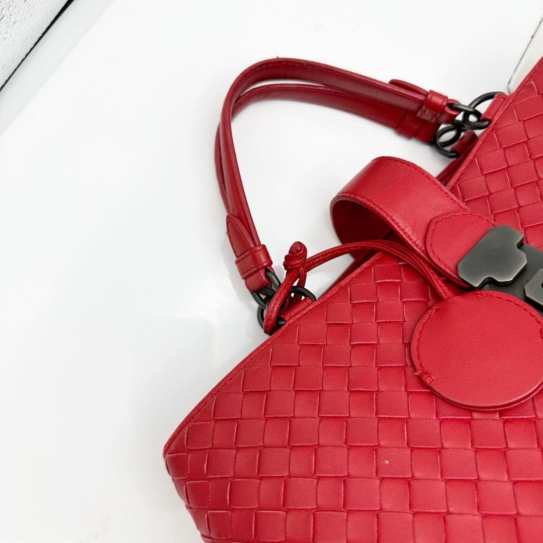 Bottega Veneta Roma Red, Luxury, Bags & Wallets on Carousell