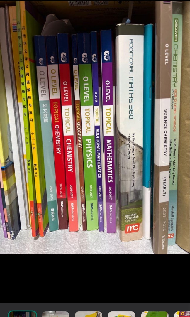 Brand O LEVEL New Ten Year Series TYS TOPICAL YEARLY PHYSICS CHEMISTRY ...