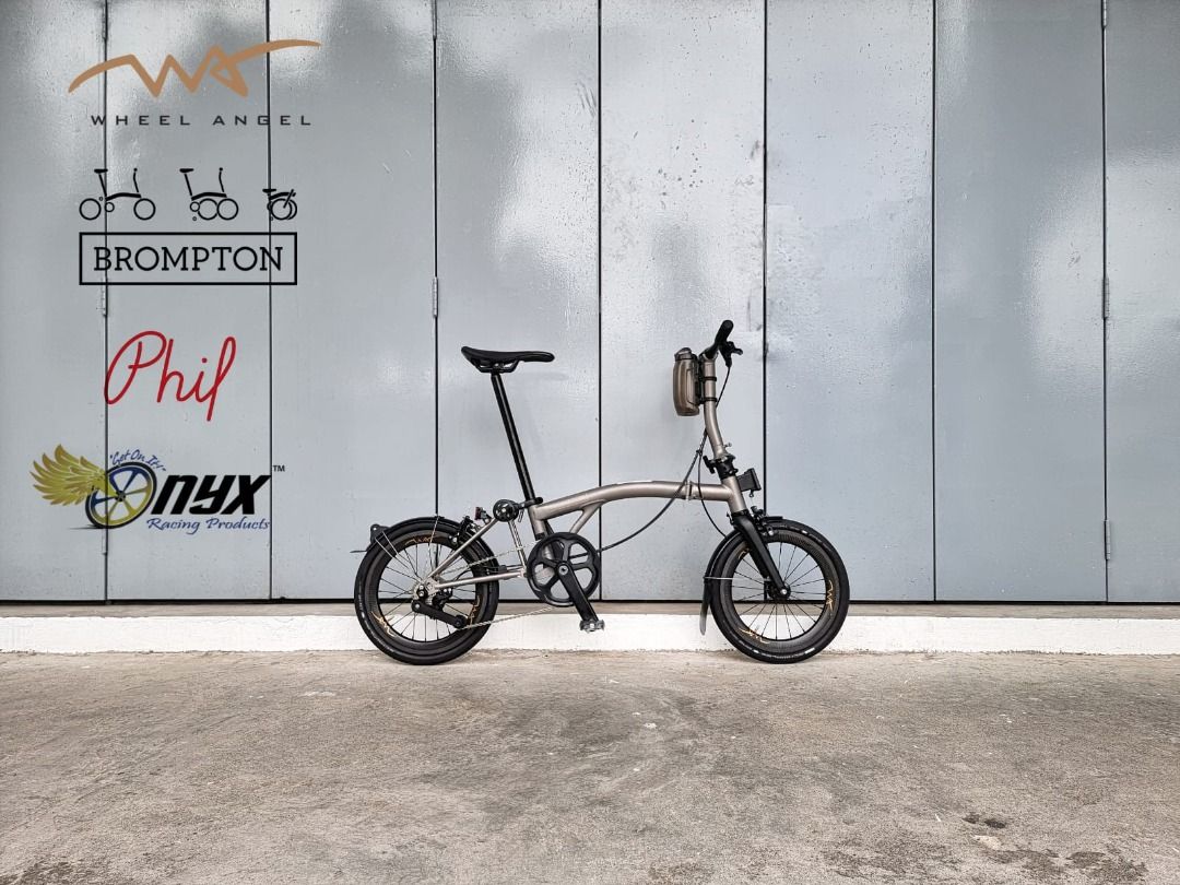 Brompton Titanium T Line Carbon Wheelset Ext Spd - Phil Woods & Onyx ...