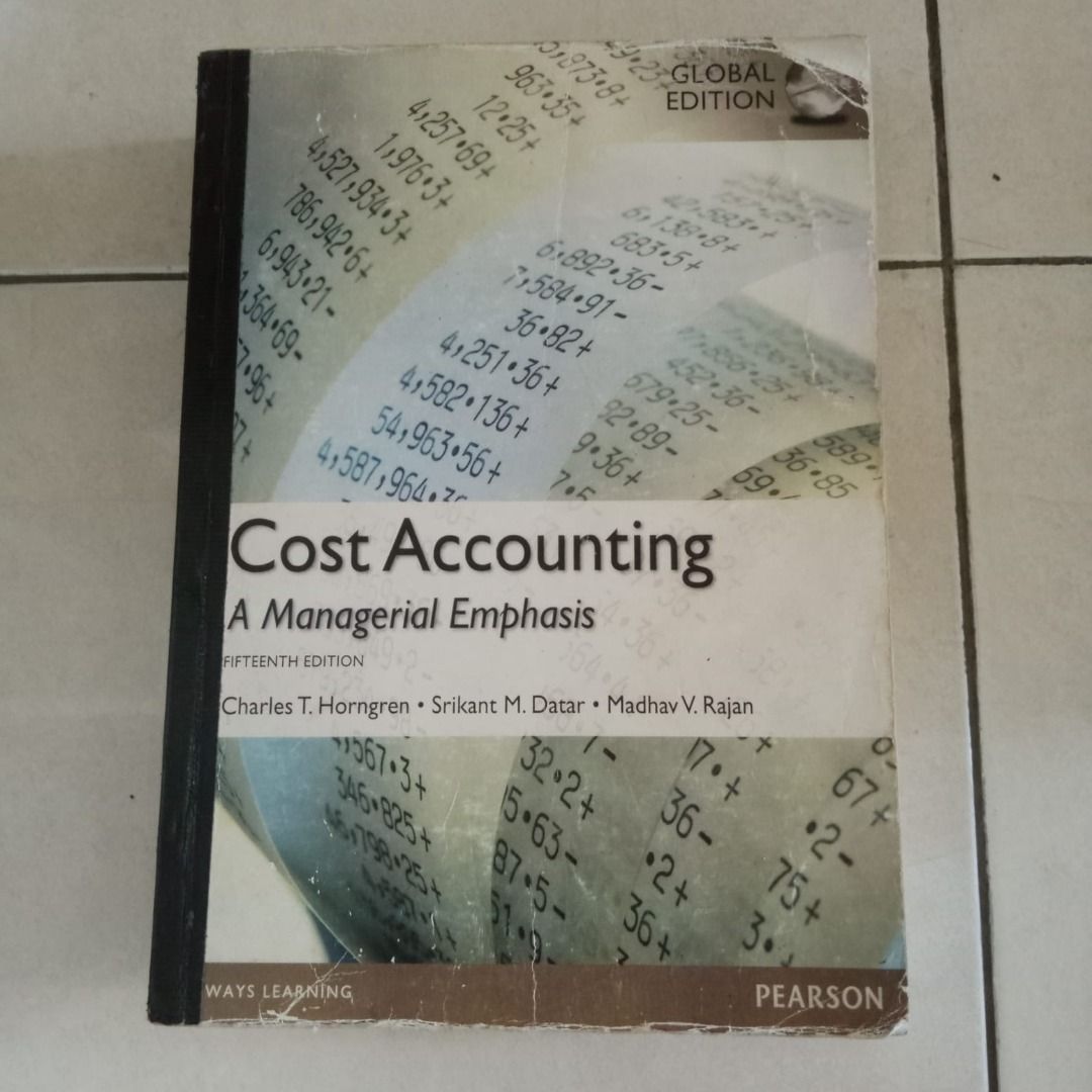Buku cost acounting a managerial emphasis fifteenth edition pearson, Buku & Alat Tulis, Buku ...