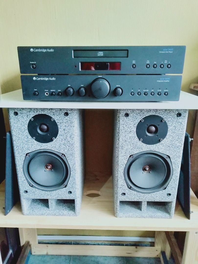 Cambridge Audio Azur 340C CD (Compact Disc) Player Black & Azur 340A ...