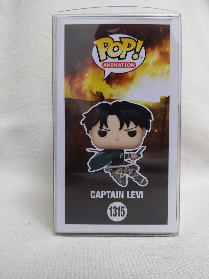 Captain Levi Attack on Titan AAA Anime Exclusive Funko Pop, Hobbies ...