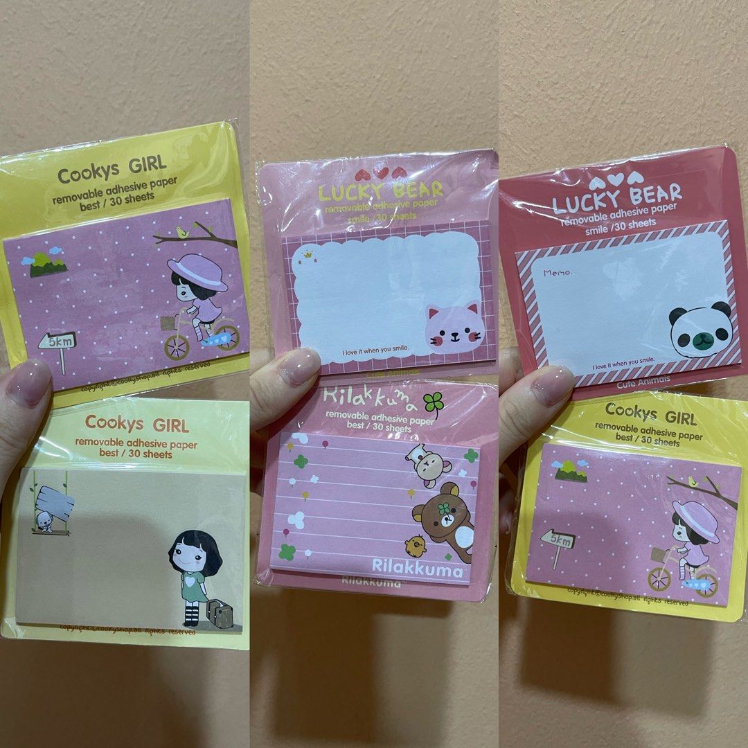 Cartoon Removable Adhesive Paper, Hobbies & Toys, Stationery & Craft ...