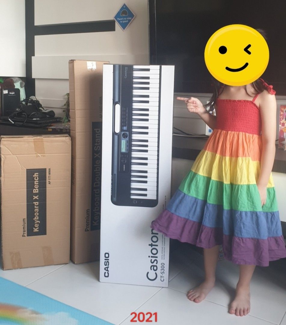 Casio Keyboard CT-5300, Hobbies & Toys, Music & Media, Musical ...