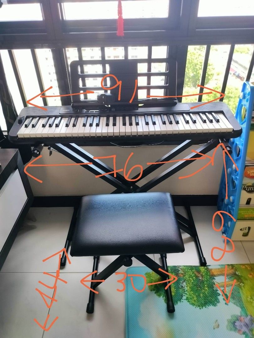 Casio Keyboard CT-5300, Hobbies & Toys, Music & Media, Musical ...