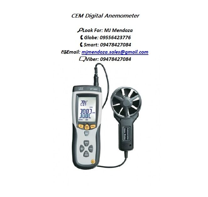 CEM Digital Anemometer, Commercial & Industrial, Industrial Equipment ...