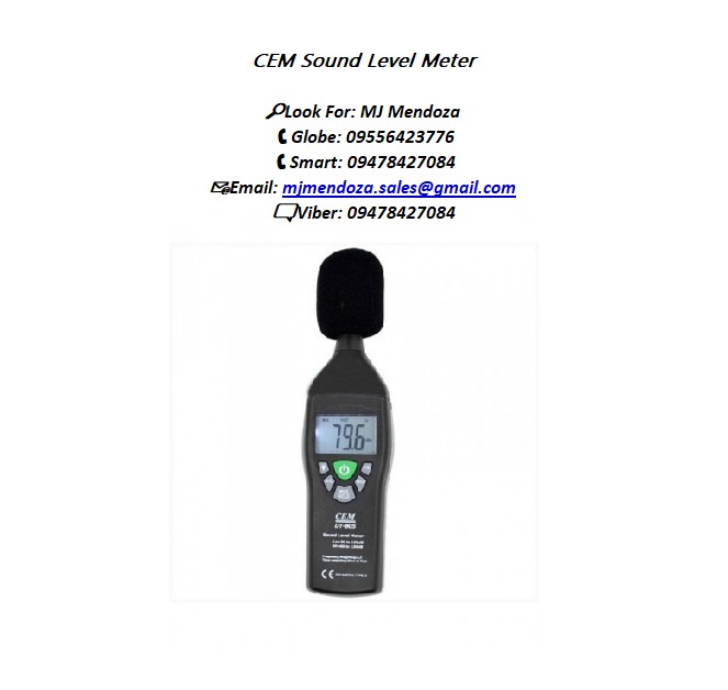 CEM Sound Level Meter, Commercial & Industrial, Industrial Equipment on ...