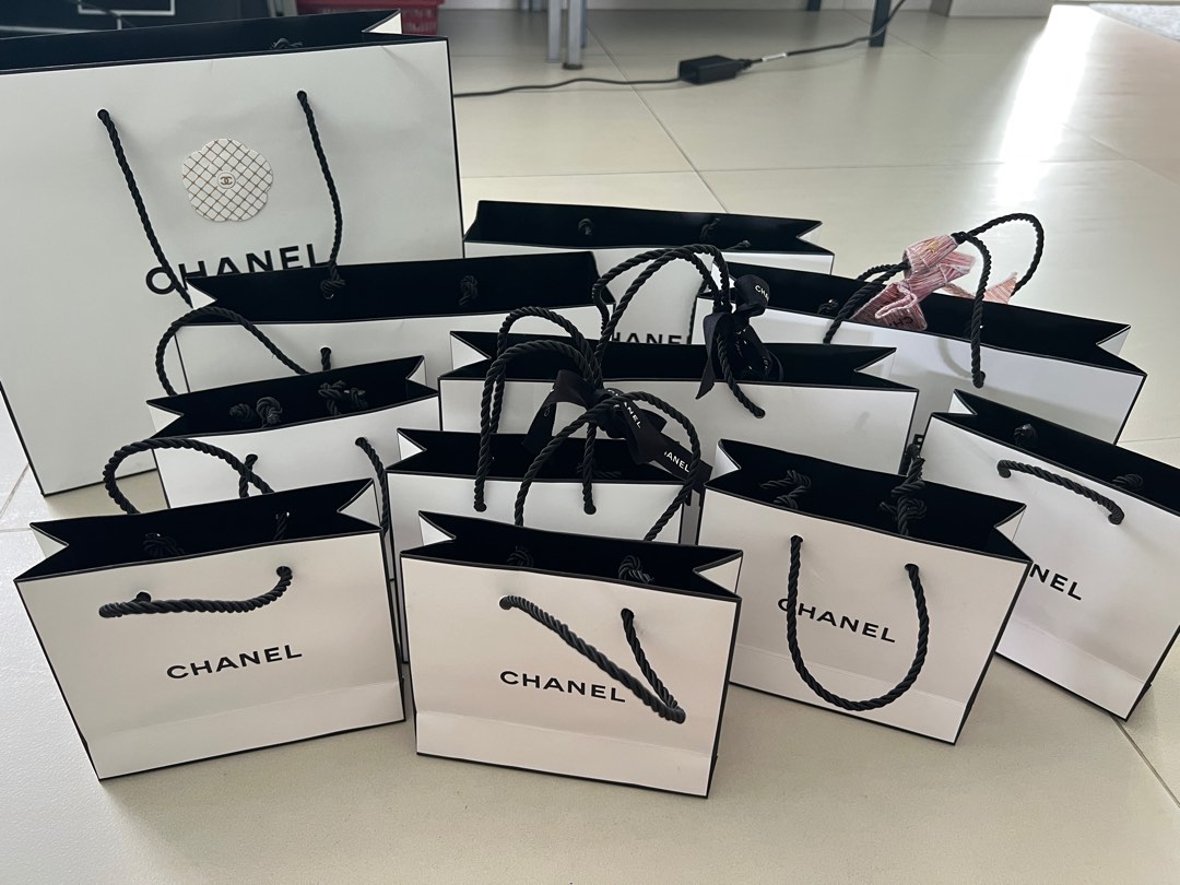 Chanel paper bag, Luxury, Accessories on Carousell