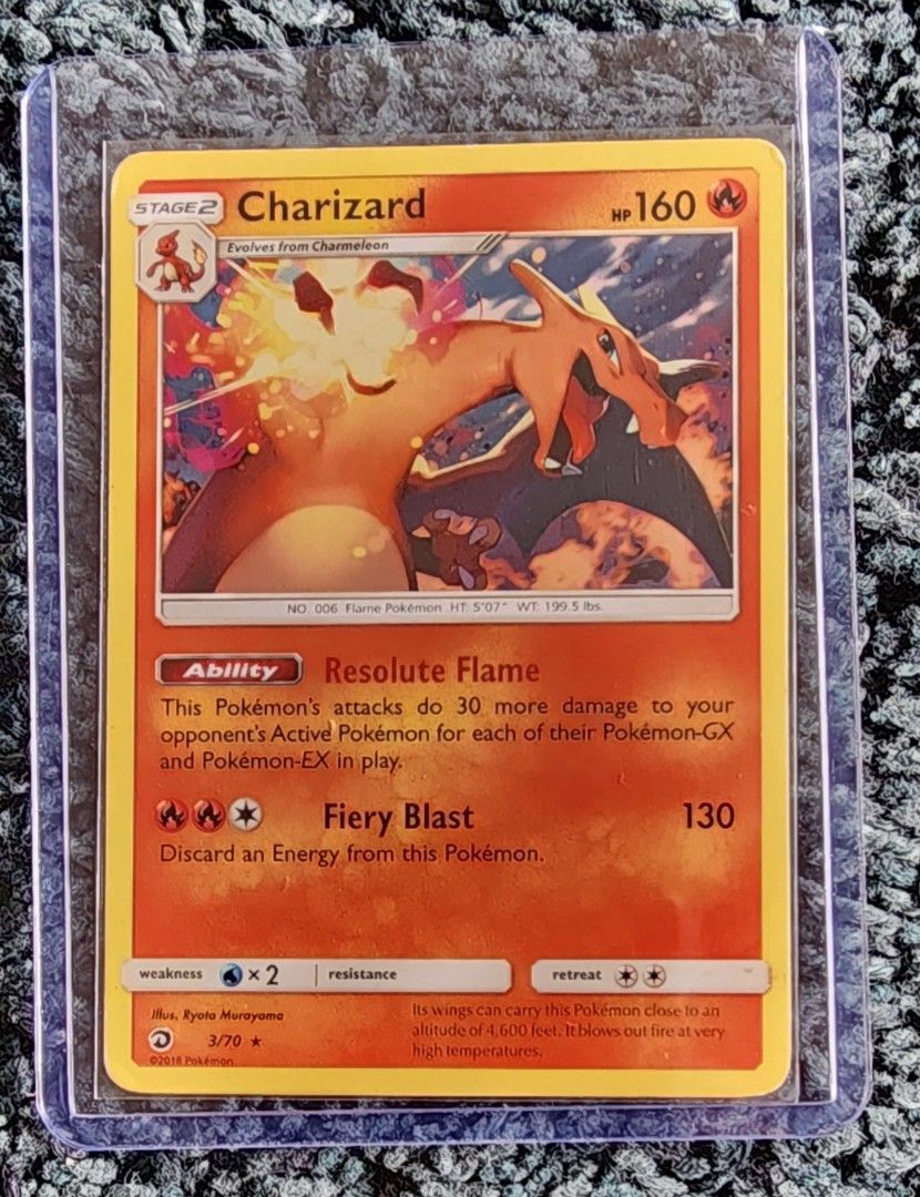 Charizard 2018 pokemon card, Hobbies & Toys, Toys & Games on Carousell
