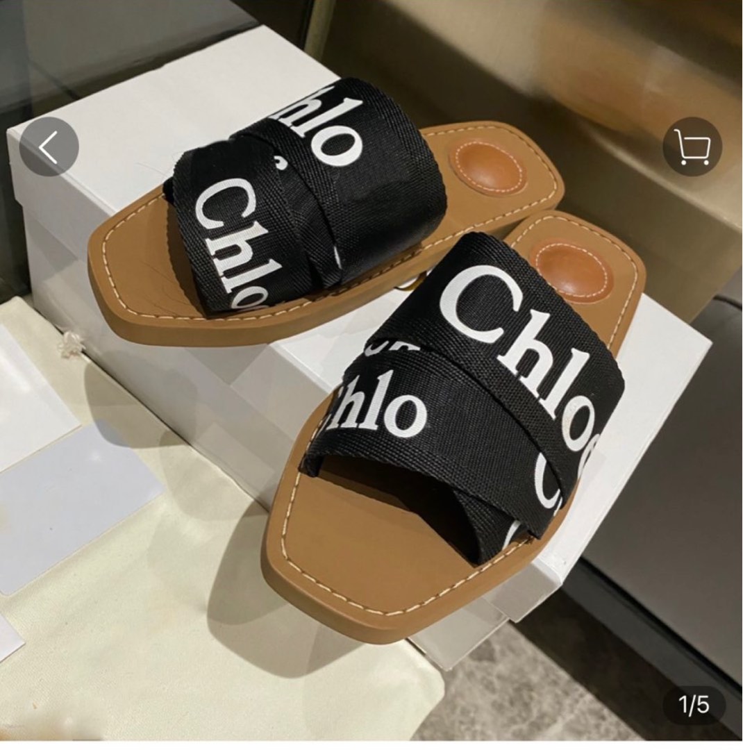 Chloe Slides, Women's Fashion, Footwear, Flipflops and Slides on Carousell