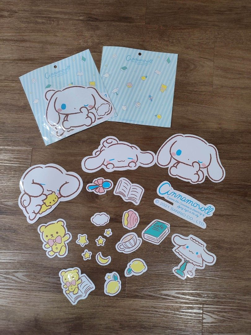 Cinnamoroll waterproof stickers, Hobbies & Toys, Stationery & Craft ...