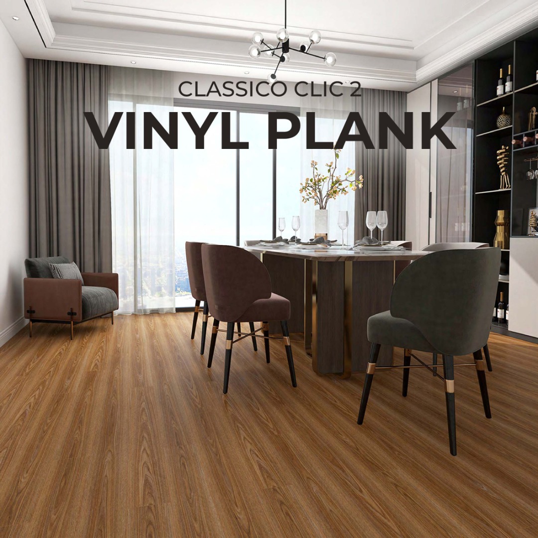 CLASSICO CLIC 2 VINYL PLANK FLOORING, Furniture & Home Living, Home ...