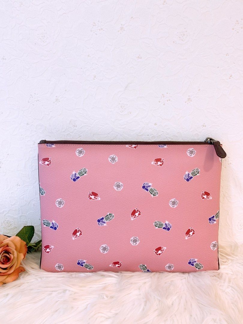 Coach F72913 Disney X Snow White Happy Large Pouch, Luxury, Bags ...